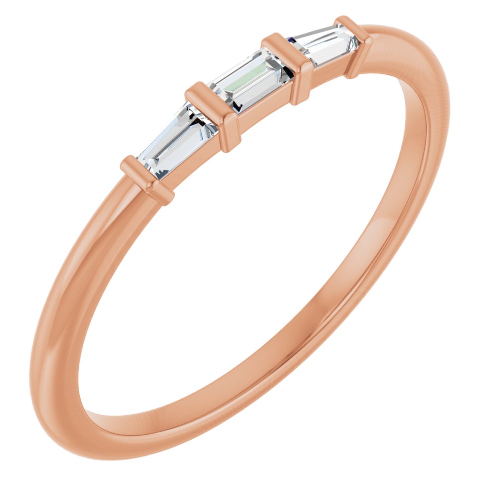 Bristol Baguette Stackable Ring – RedefiningDiamonds