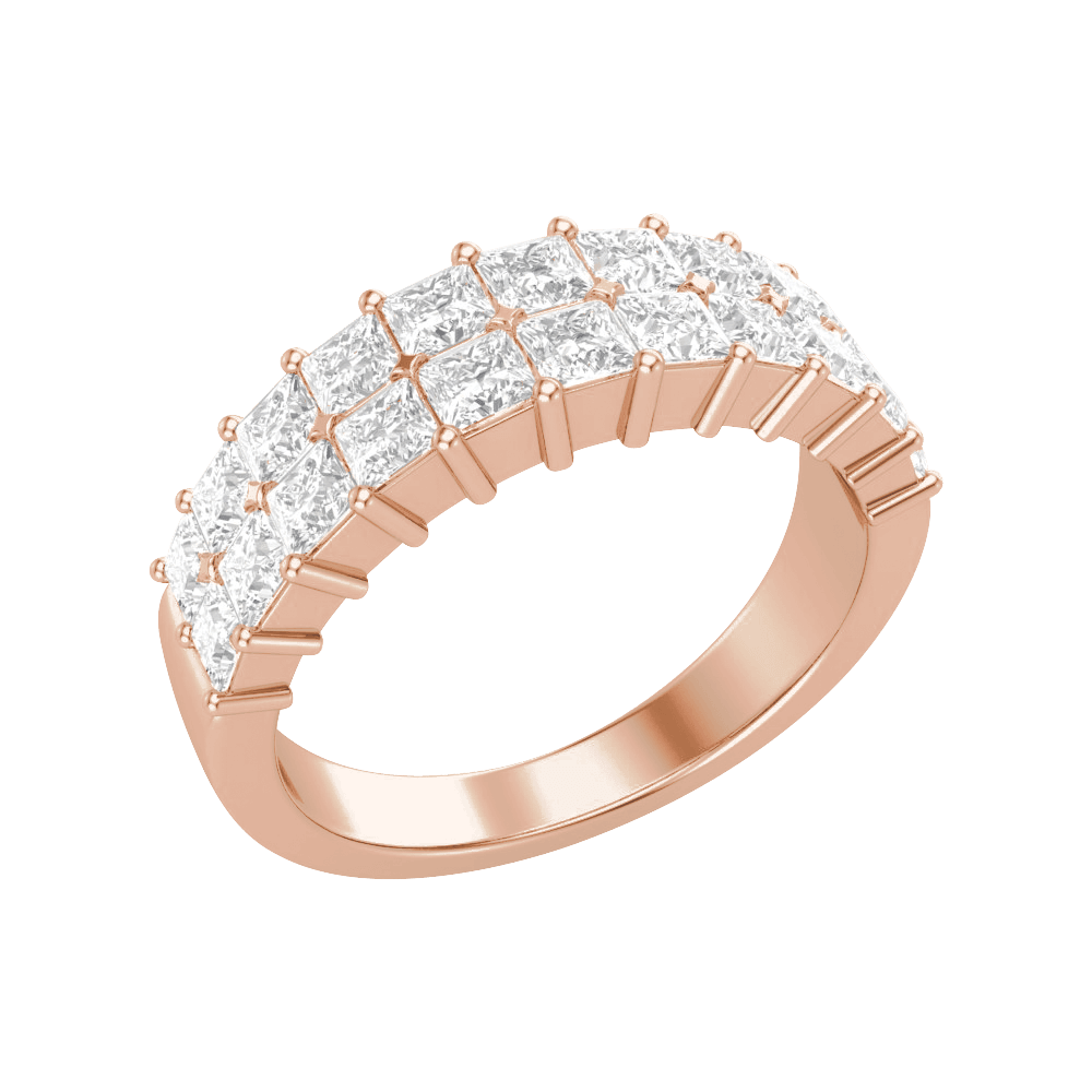 Rebecca Double Row Diamond Band – RedefiningDiamonds